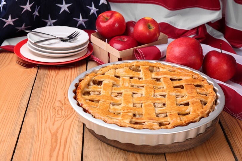 Where was apple pie invented?